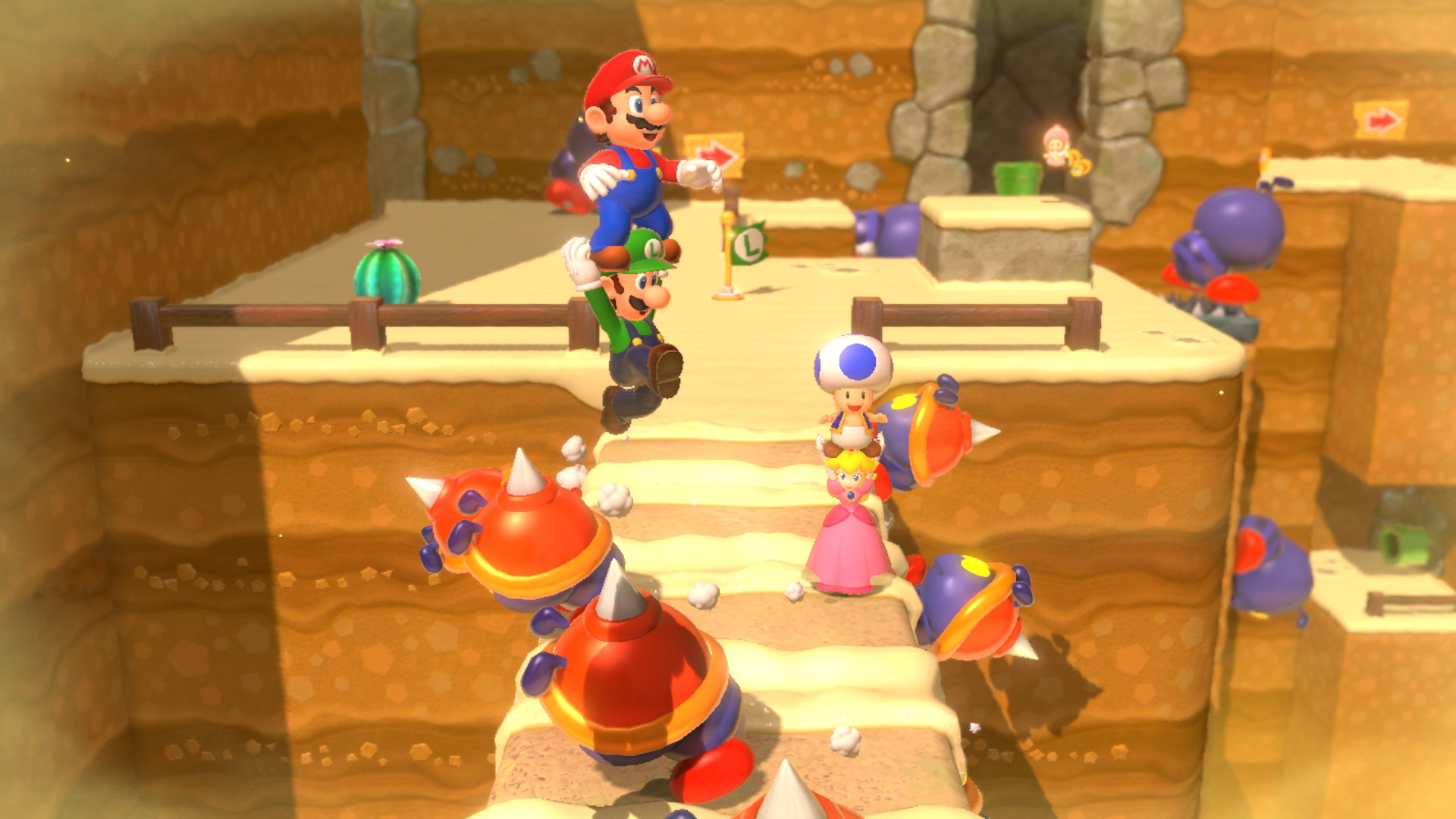 File:SM3DWBF Screenshot Ant Trooper Hill.png - Super Mario Wiki, the ...