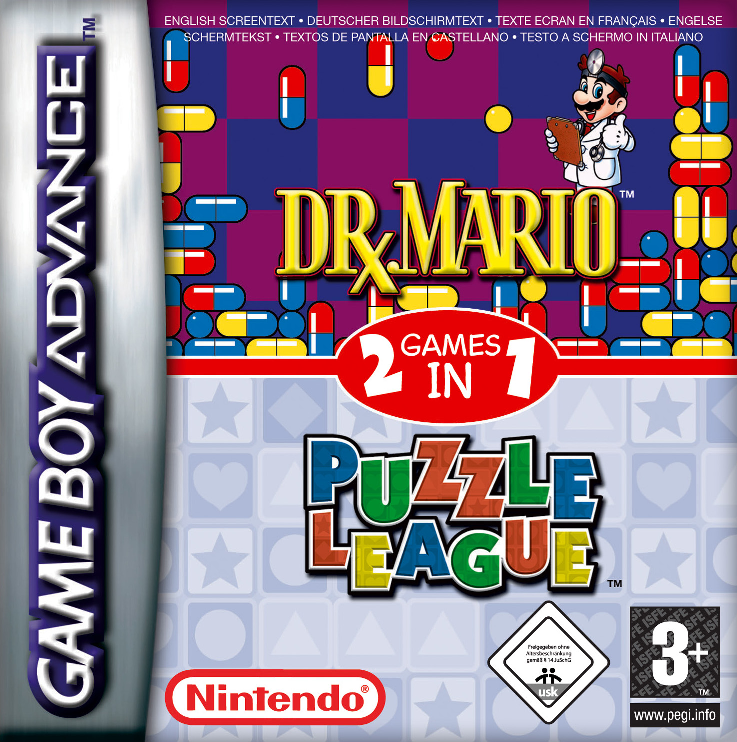 File:Dr Mario Puzzle League Germany box art.jpg - Super Mario Wiki, the ...