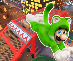 File:MKT Icon NewYorkMinute4RT CatLuigi.png - Super Mario Wiki, the ...