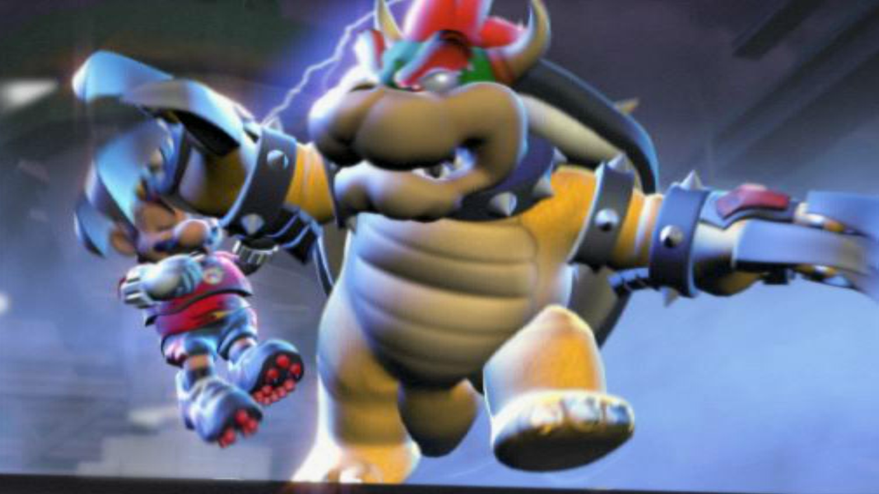 File:Opening (Bowser pushes Mario) - Mario Strikers Charged.png - Super ...