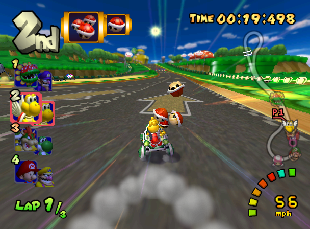 File:Triple Red Shells.png - Super Mario Wiki, the Mario encyclopedia