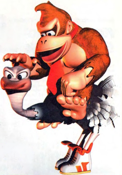 File:DK and Expresso.png - Super Mario Wiki, the Mario encyclopedia