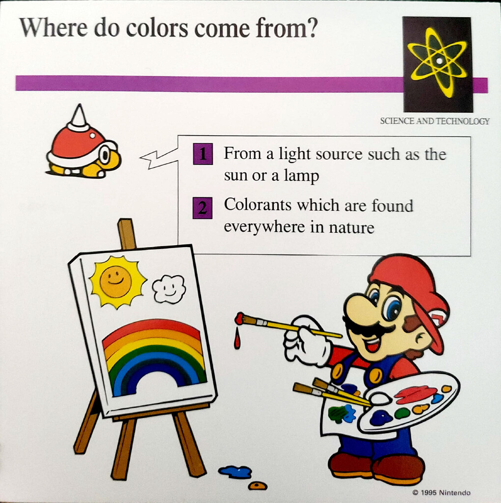 File:Colors quiz card.jpg - Super Mario Wiki, the Mario encyclopedia