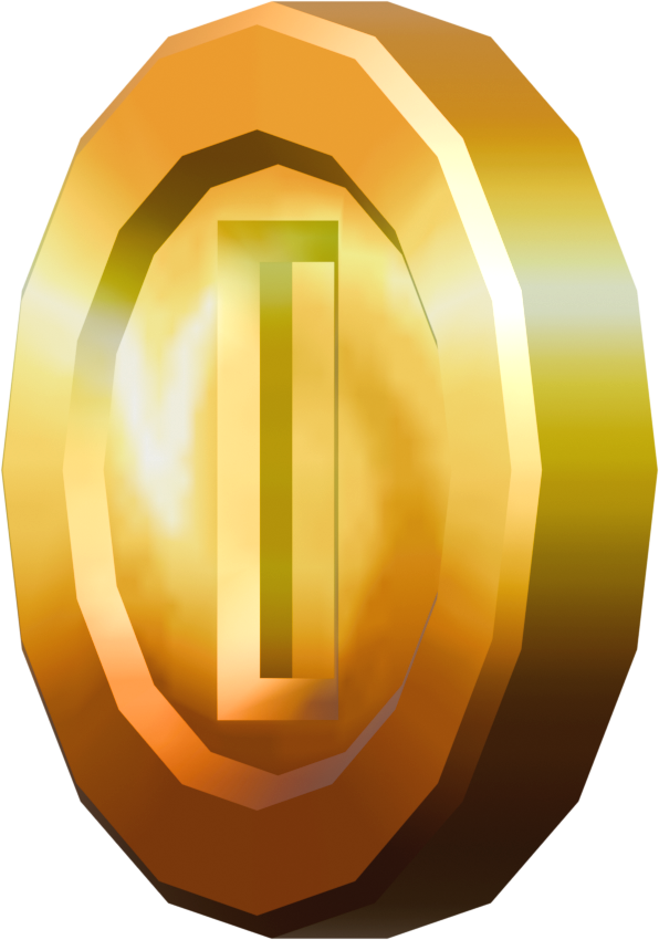 File:NSMBU Asset Model Coin.png - Super Mario Wiki, the Mario encyclopedia