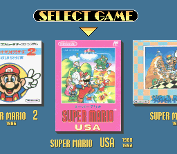 File:SMAS game selection menu screen JP2.png - Super Mario Wiki, the ...