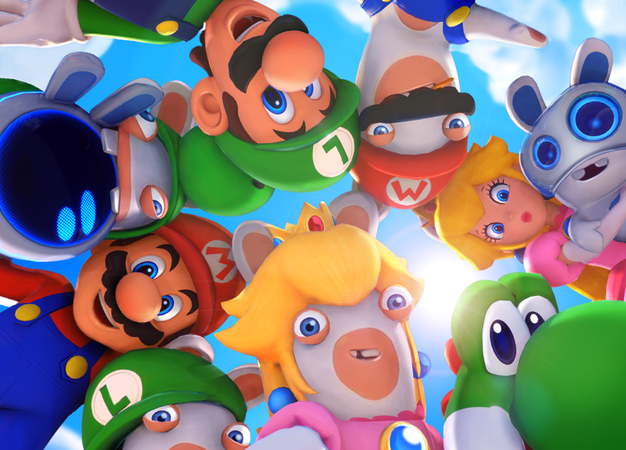 File:MarioRabbids grouppicture.png - Super Mario Wiki, the Mario ...