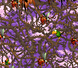 File:Screech's Sprint DKC2 red Zingers.png - Super Mario Wiki, the ...