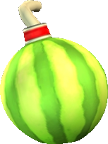 Watermelon Fuse Bomb - Super Mario Wiki, the Mario encyclopedia