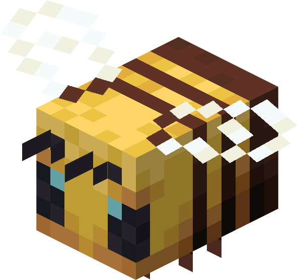 File:Minecraft Bee.png - Super Mario Wiki, the Mario encyclopedia