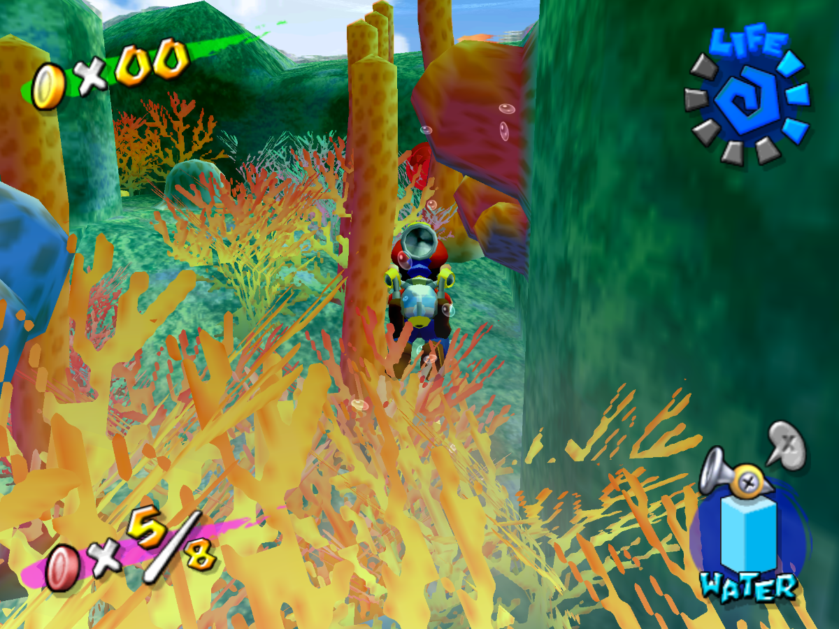 Red Coins in the Coral Reef - Super Mario Wiki, the Mario encyclopedia