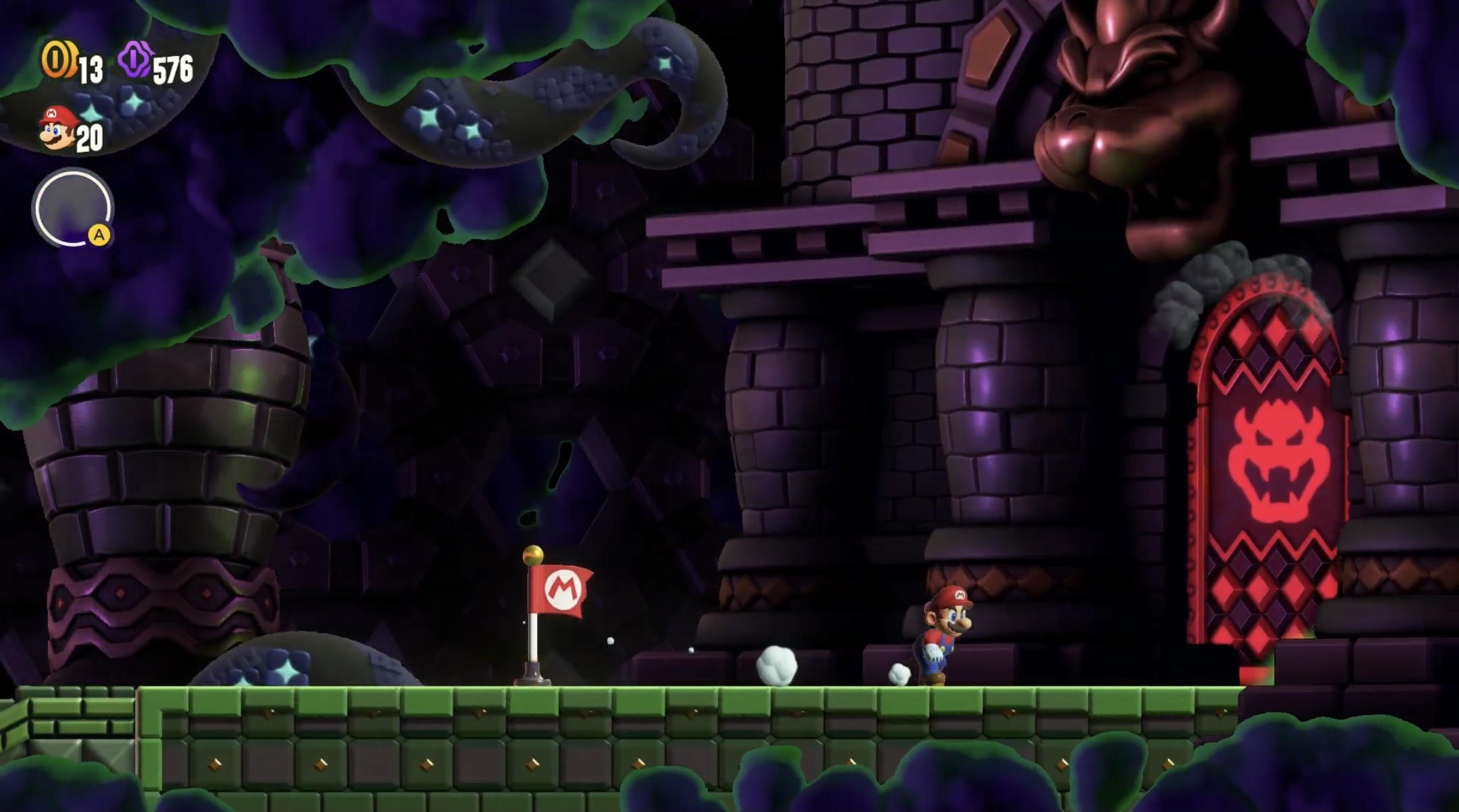 File:SMBW Pipe-Rock Plateau Palace second checkpoint.jpg - Super Mario ...