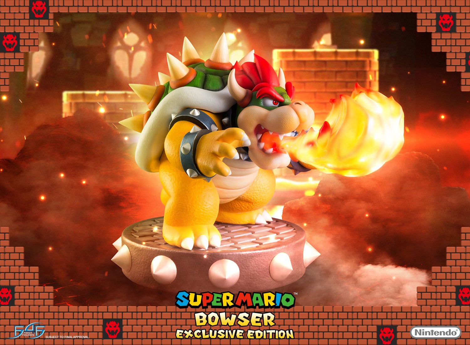 File:Bowser Statue Exclusive Edition First4Figures.jpg - Super Mario ...