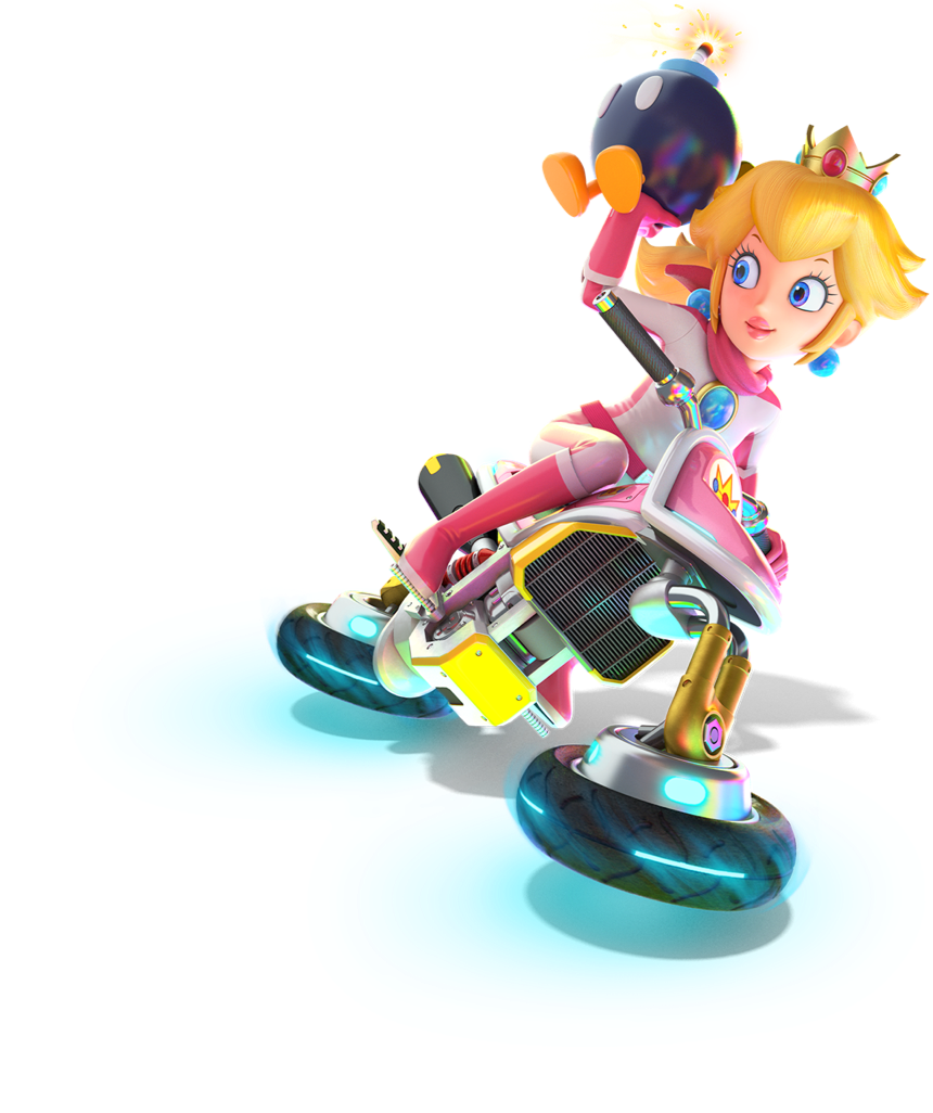 File:MK8DX - Peach artwork transparent.png - Super Mario Wiki, the ...