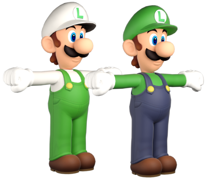 File:Luigi-Model.png - Super Mario Wiki, the Mario encyclopedia