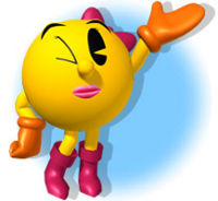 Ms. Pac-Man - Super Mario Wiki, the Mario encyclopedia