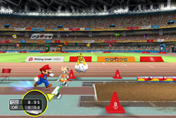 Long Jump (Mario & Sonic at the Olympic Games for Wii) - Super Mario ...