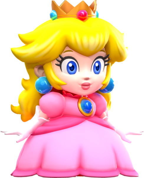 File:Small Peach - SMBW render.png - Super Mario Wiki, the Mario ...