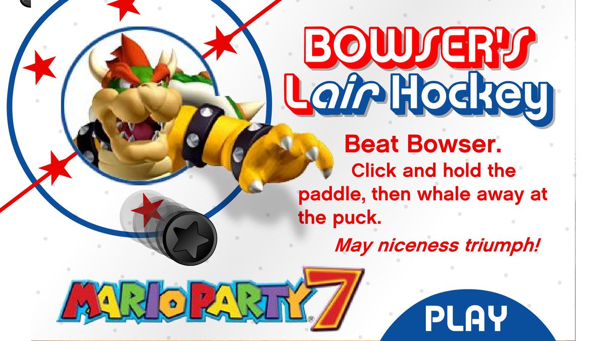 Bowser's Lair Hockey - Super Mario Wiki, the Mario encyclopedia