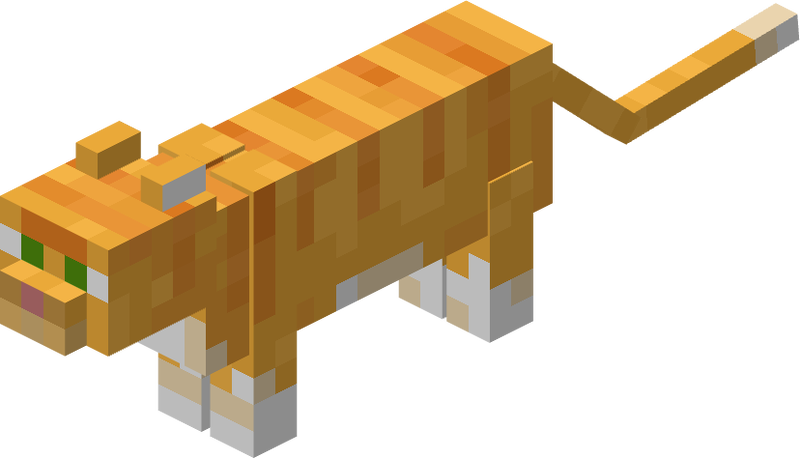File:Minecraft Cat Red.png - Super Mario Wiki, the Mario encyclopedia