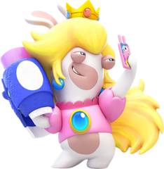Rabbid Peach - Super Mario Wiki, the Mario encyclopedia