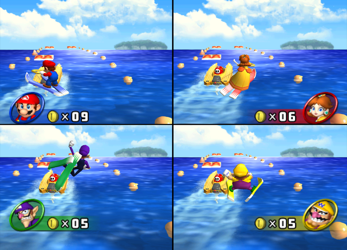Water Ski Spree - Super Mario Wiki, the Mario encyclopedia