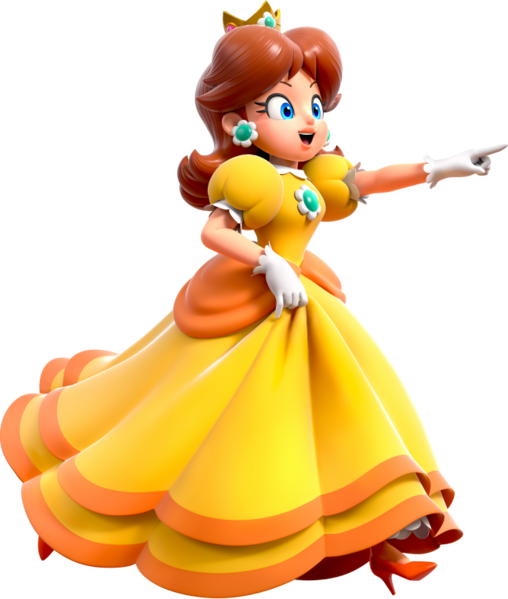 File:SMBW Daisy.png - Super Mario Wiki, the Mario encyclopedia