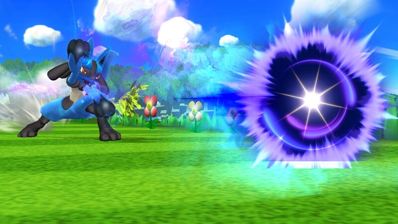 File:Lucario-AuraSphere-SSBWiiU.jpg - Super Mario Wiki, the Mario ...