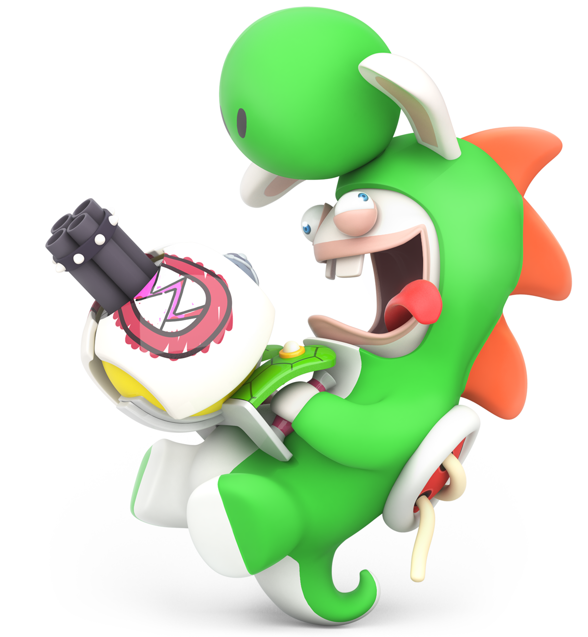 Rabbid Yoshi - Super Mario Wiki, the Mario encyclopedia