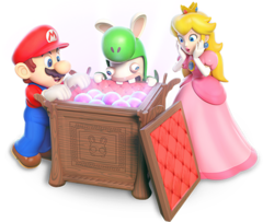 Rabbid Yoshi - Super Mario Wiki, the Mario encyclopedia