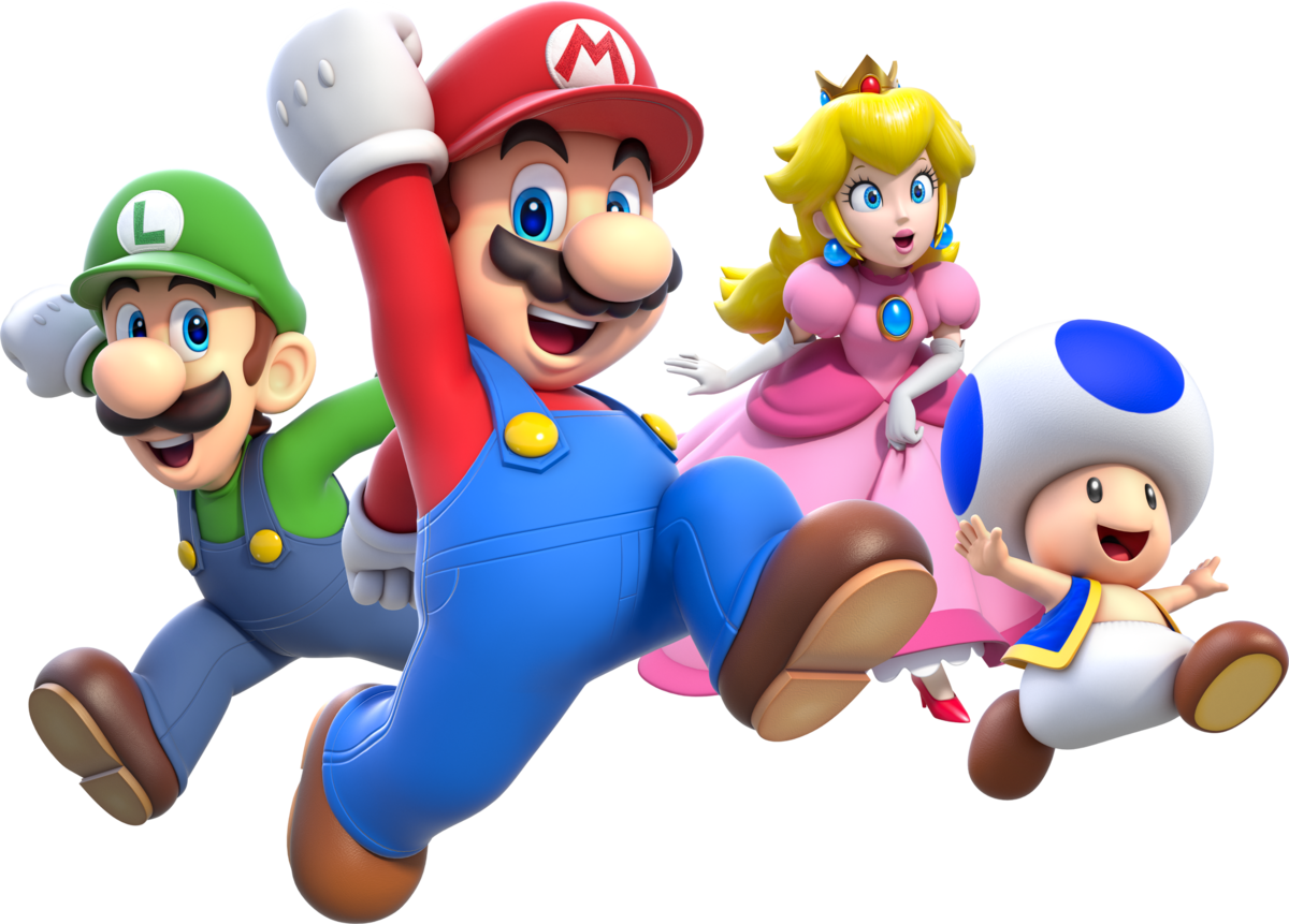 File:Main Crew Artwork - Super Mario 3D World.png - Super Mario Wiki, the Mario encyclopedia