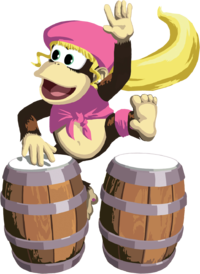 Dixie Kong - Super Mario Wiki, the Mario encyclopedia