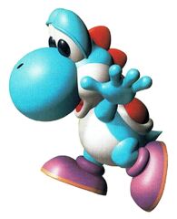 Gallery:Light-Blue Yoshi - Super Mario Wiki, the Mario encyclopedia
