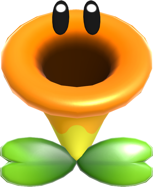 File:Talking Flower model SMBW.png - Super Mario Wiki, the Mario ...