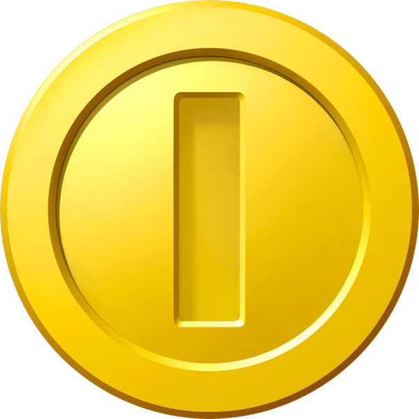 File:Coin 3D Artwork 2.png - Super Mario Wiki, the Mario encyclopedia