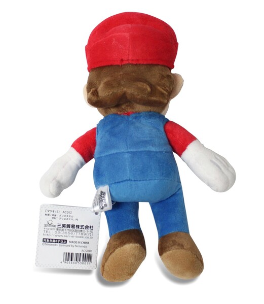 File:Mario (back) - SMAS Plush.jpg - Super Mario Wiki, the Mario ...