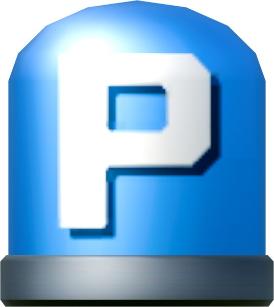 File:NSMBW Asset Model P Switch.png - Super Mario Wiki, the Mario ...