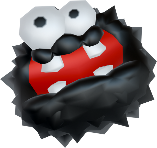 File:NSMBW Asset Model Fuzzy 1.png - Super Mario Wiki, the Mario ...