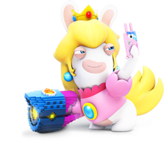 Rabbid Peach - Super Mario Wiki, the Mario encyclopedia