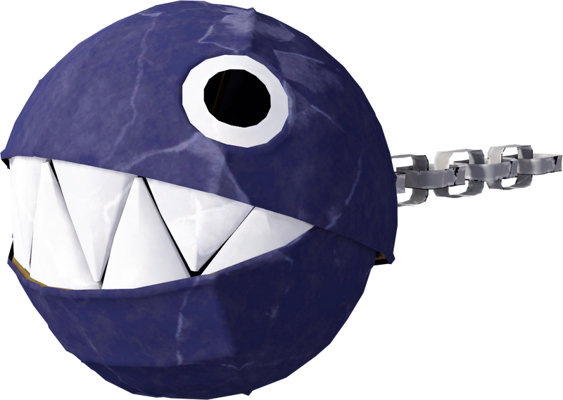 File:PMTOK PaperMachoChainChomp Render.png - Super Mario Wiki, the ...