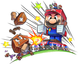 Papercraft - Super Mario Wiki, the Mario encyclopedia