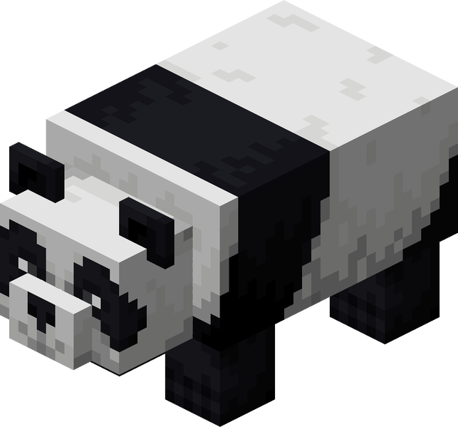 File:Minecraft Panda Lazy.png - Super Mario Wiki, the Mario encyclopedia