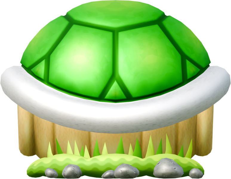 File:NSMBW Asset Model Large Shell.png - Super Mario Wiki, the Mario ...