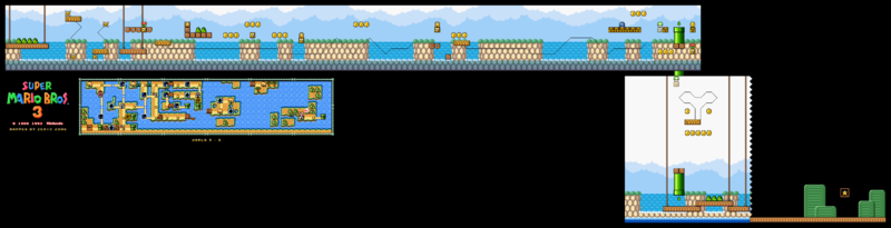 File:SMB3 Map 3-2.png - Super Mario Wiki, the Mario encyclopedia