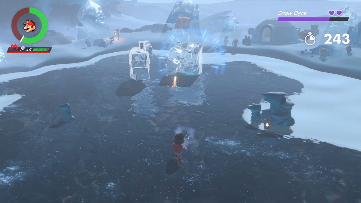 Snow Ogre Showdown - Super Mario Wiki, the Mario encyclopedia