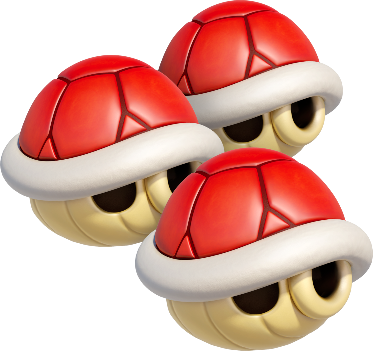 Triple Red Shells - Super Mario Wiki, the Mario encyclopedia