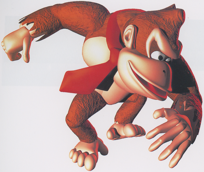 File:DK bending DKC art.png - Super Mario Wiki, the Mario encyclopedia