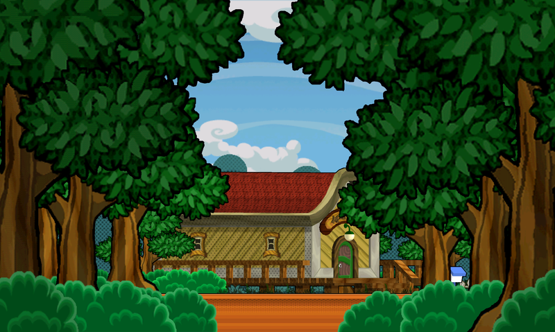File:Trees In The View SPM.png - Super Mario Wiki, the Mario encyclopedia