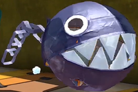 Paper Macho Chain Chomp - Super Mario Wiki, the Mario encyclopedia