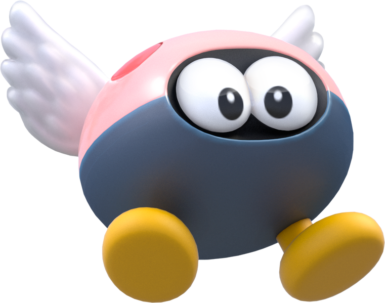 File:SM3DW Artwork Para-Biddybud.png - Super Mario Wiki, the Mario ...