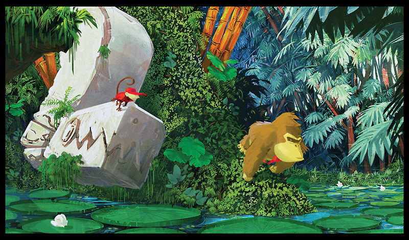 File:Dkcr concept art-2.jpg - Super Mario Wiki, the Mario encyclopedia